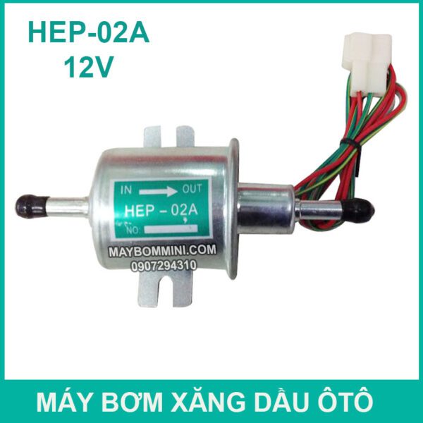 Máy bơm xăng dầu động cơ ôtô 12V HEP-02A Smartpumps