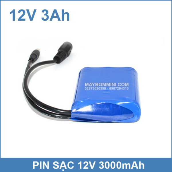 Pin sạc 12V 3000mAh