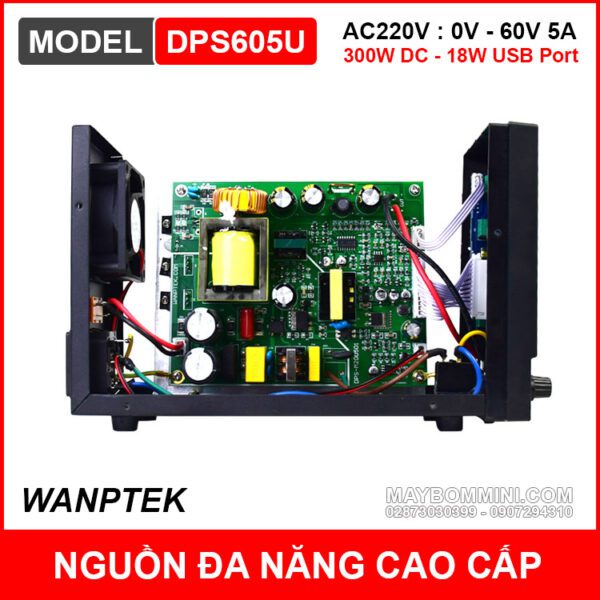 Bộ nguồn đa năng 0-60V 5A DPS605U Wanptek