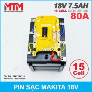 Pin Makita 18V 7.5Ah 15 cell