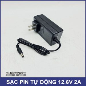 Sạc pin Li-ion 12.6V 3S 2A - tự động thông minh