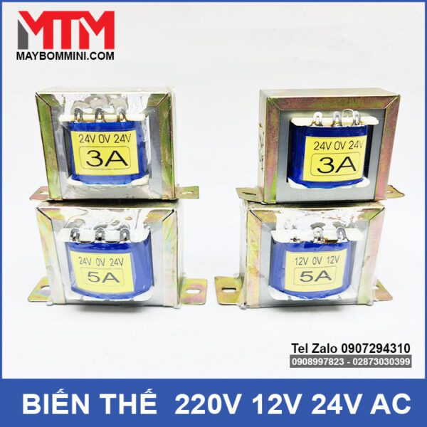 Biến thế 220V ra 18V AC 3A đôi MTM