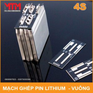 Mạch ghép cell pin lithium ion 3.7V 2200mAh - vuông