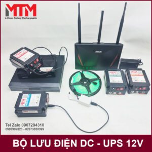 Bộ lưu điện gia đình dùng cho modem wifi camera 6000mAh Mini DC UPS 12V